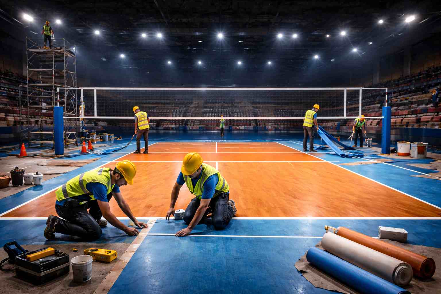 Indoor Volleyball Court Dimensions – Official Size Guide